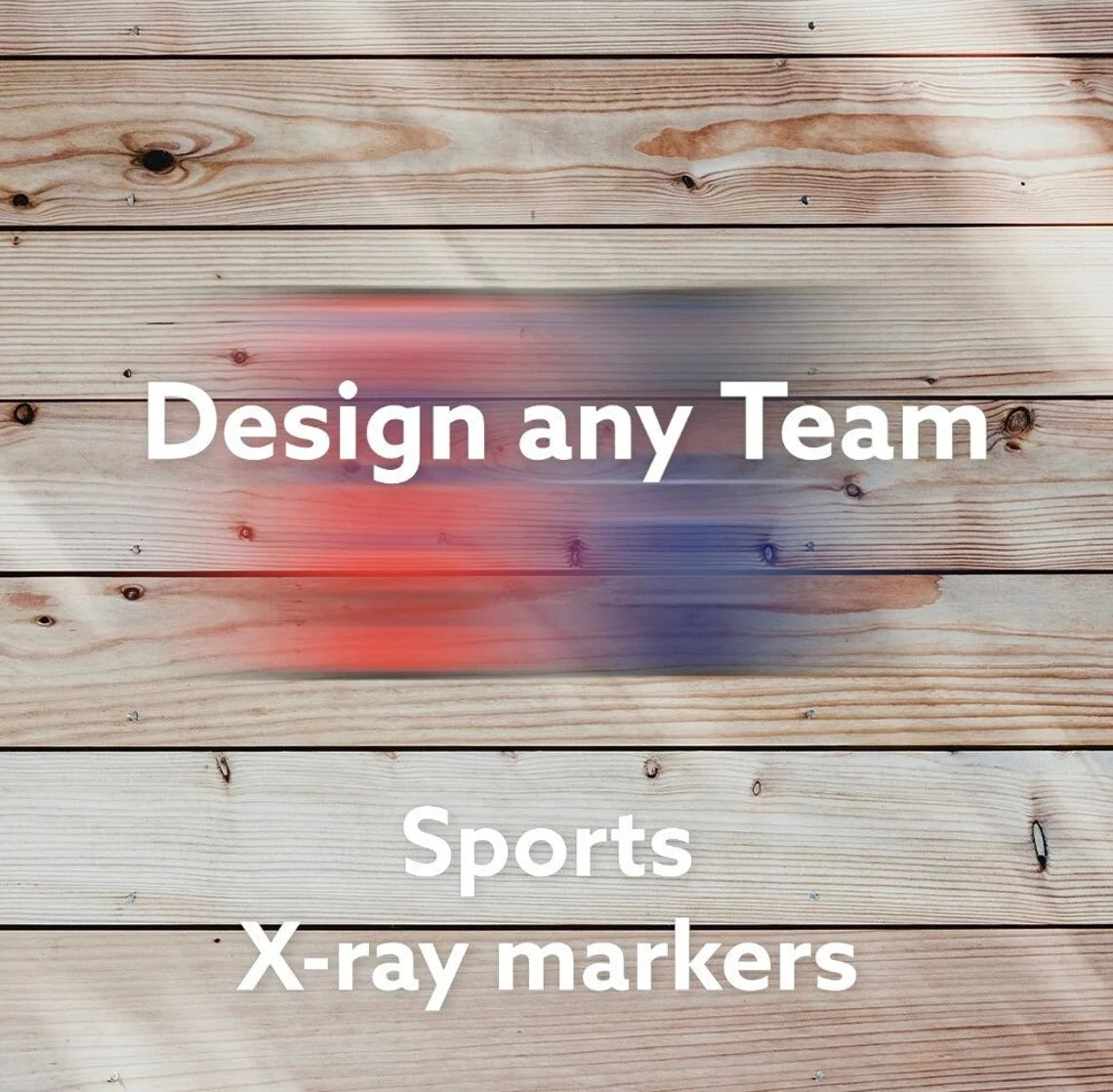 Xray Markers Custom Sports team X-Ray with Initials (Copy) – IVIE ...
